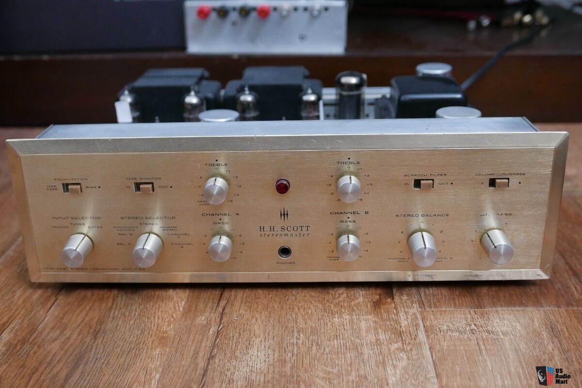 Scott 222C Stereo Integrated Laboratory Amplifier with Phono Section ...