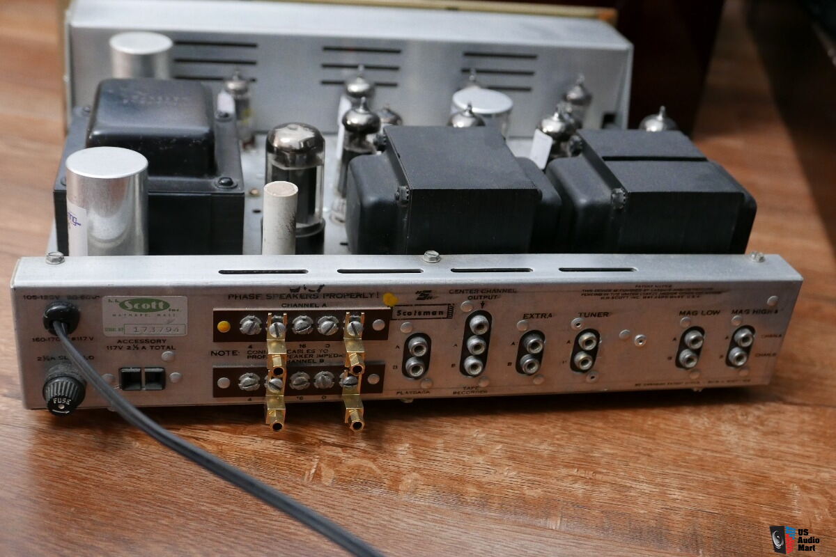 Scott 222C Stereo Integrated Laboratory Amplifier with Phono Section ...