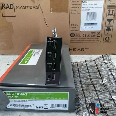 NAD Masters Series M12 Direct Digital Stereo Preamp & DAC w/4K HDMI ...
