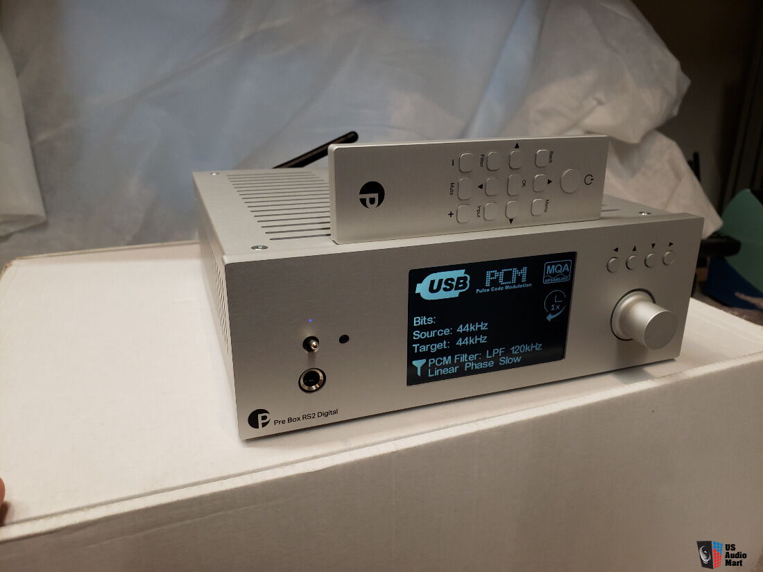 Project Pro-ject Pre Box RS2 Digital Silver Preamp DAC Photo #4172279 ...