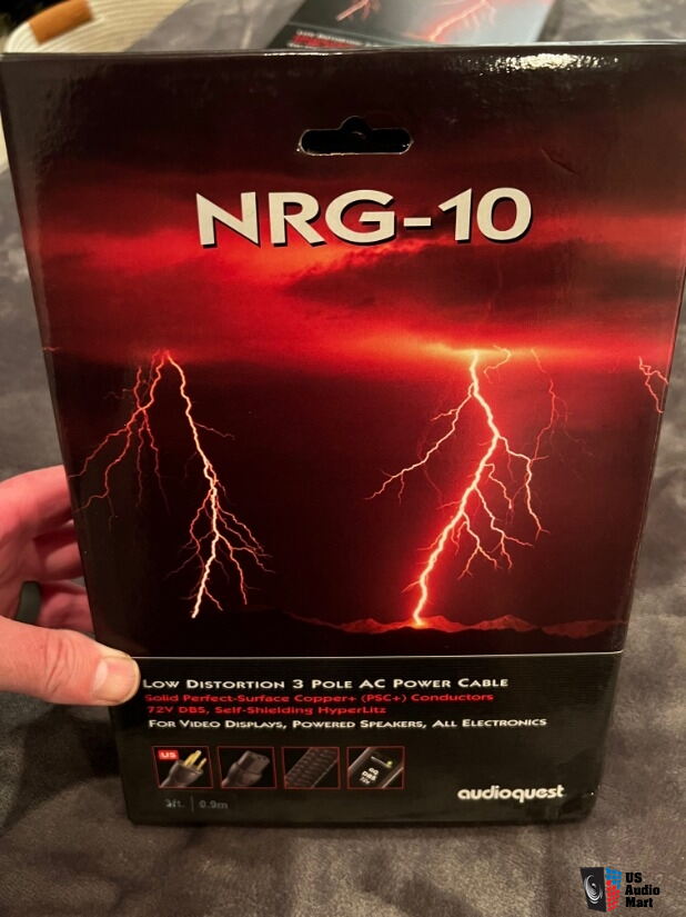 Audioquest NRG-10 POWER Cable- 2M / 6FT Photo #4173534 - US Audio Mart