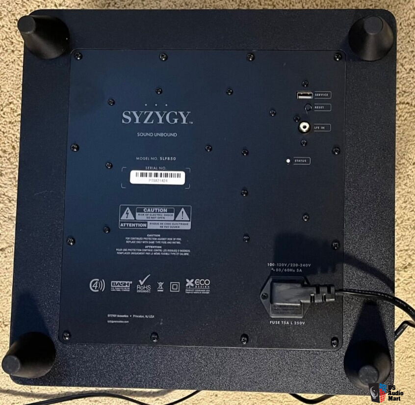 Syzygy SLF-850 10-inch Self-Powered Subwoofers Pair