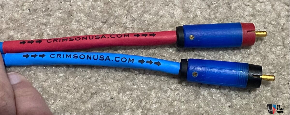 Crimson RM Music Link RCA Interconnects 1m pair For Sale - US Audio Mart