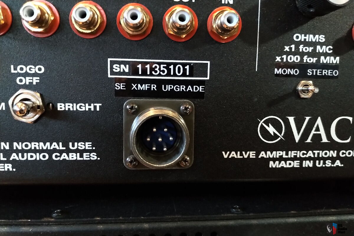 VAC Signature Mk IIa Pre-Amp with Special Edition (SE) Upgrade + Mono ...