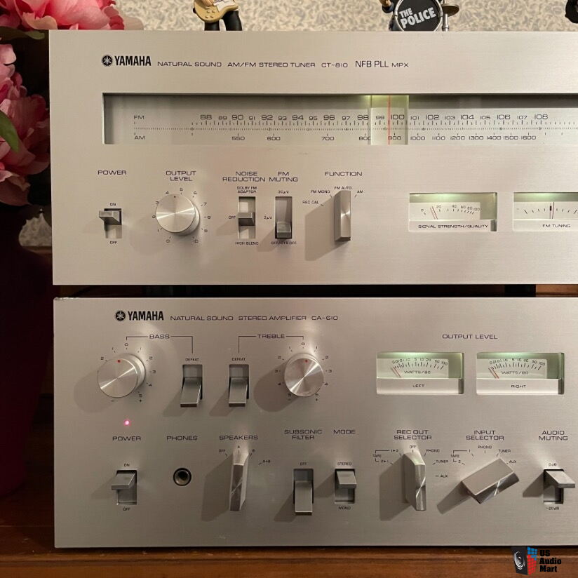 The Yamaha CA-610 Integrated Amp & CT-810 Tuner. 1977. They Still Have ...