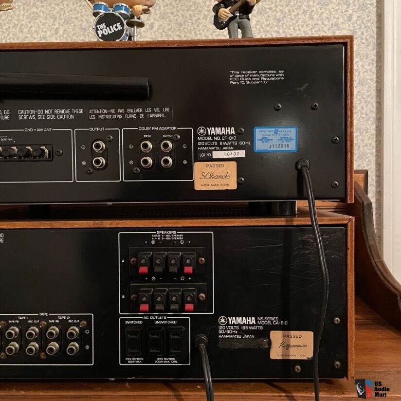 The Yamaha CA-610 Integrated Amp & CT-810 Tuner. 1977. They Still Have ...