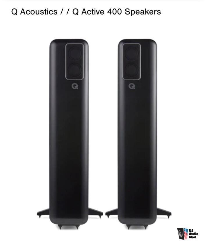 Q Active 400 black floor-standing speakers. New, open box Photo ...