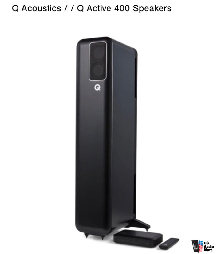 Q Active 400 black floor-standing speakers. New, open box Photo ...