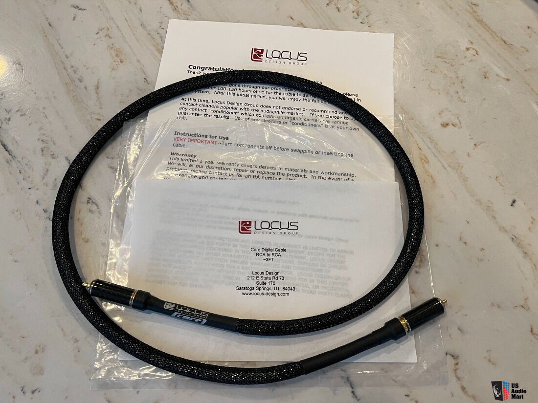 Locus Design Core Digital cable For Sale - US Audio Mart
