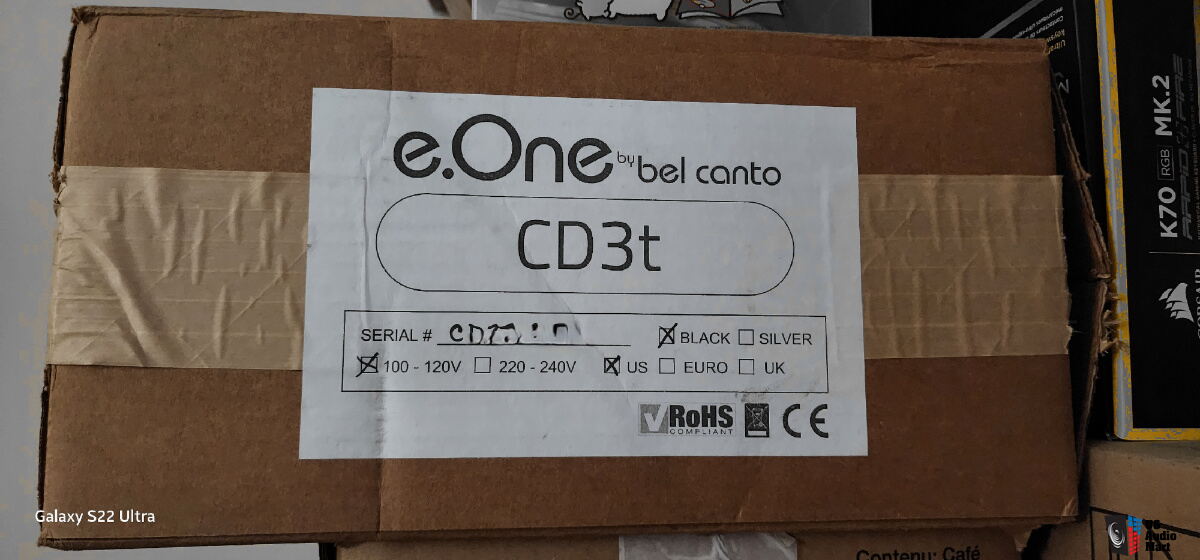 Bel Canto e.One cd3t cd Transport Photo #4185423 - US Audio Mart