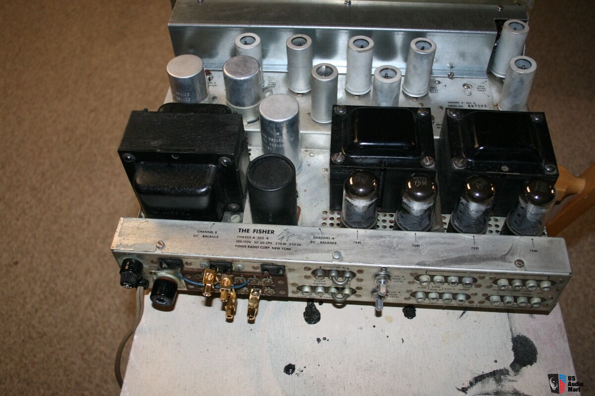 Recapped Fisher X-202-B Tube Stereo Integrated Amplifier Photo #4186059 ...
