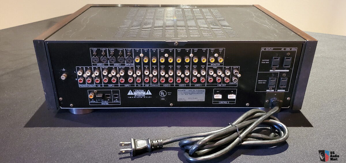 Sony TA-E1000ESD Digital Processing Control Amplifier with Wood Panels ...