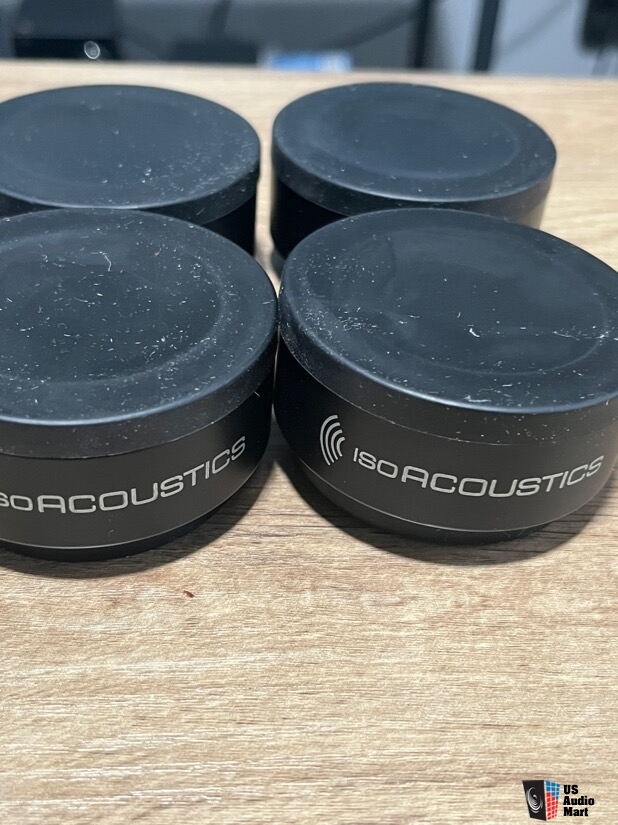IsoAcoustics Iso-Pucks Acoustic isolators, 8, Used 8/10, 20lb Capacity ...