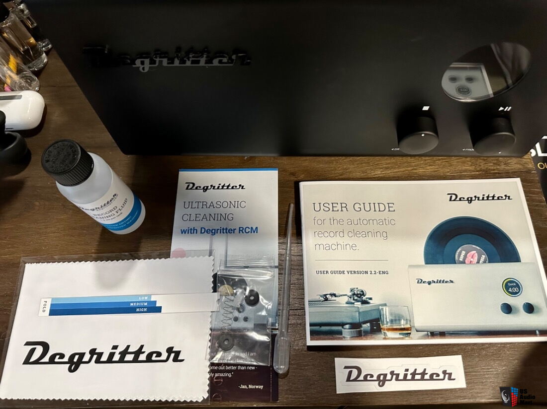 Degritter Ultrasonic Record Cleaning Machine, Black Photo #4187744 - US ...