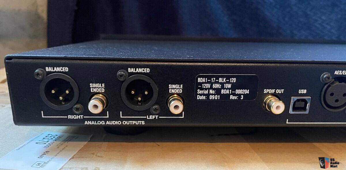 Bryston BDA-1 DAC black 17in - REDUCED w/FREE SHIP! Photo #4187839 - US ...