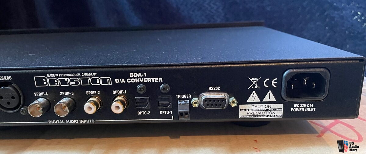 Bryston BDA-1 DAC black 17in - REDUCED w/FREE SHIP! Photo #4187840 - US ...
