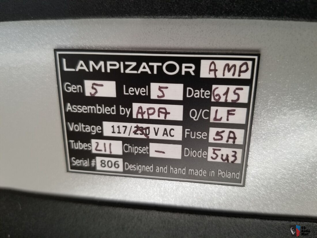 Lampizator 211 true balanced tube monoblocks Photo #4189642 - US Audio Mart