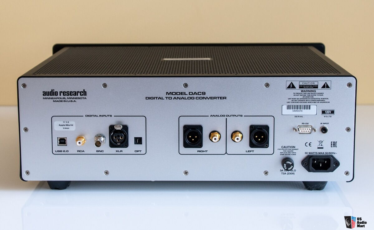 Audio Research DAC9 Tube DAC Photo #4191236 - US Audio Mart