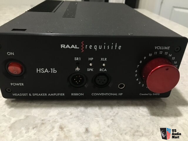 RAAL Requisite HSA1-B Headphone Amplifier For Sale - US Audio Mart