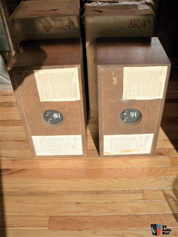 Restored Acoustic Research AR-4x Vintage Speakers In ORIGINAL Boxes ...