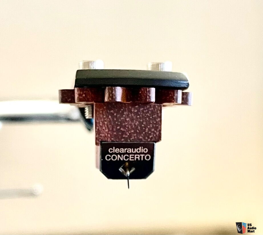Clearaudio Concerto V2 Wood MC Moving Coil Cartridge, 24 Carat Gold ...