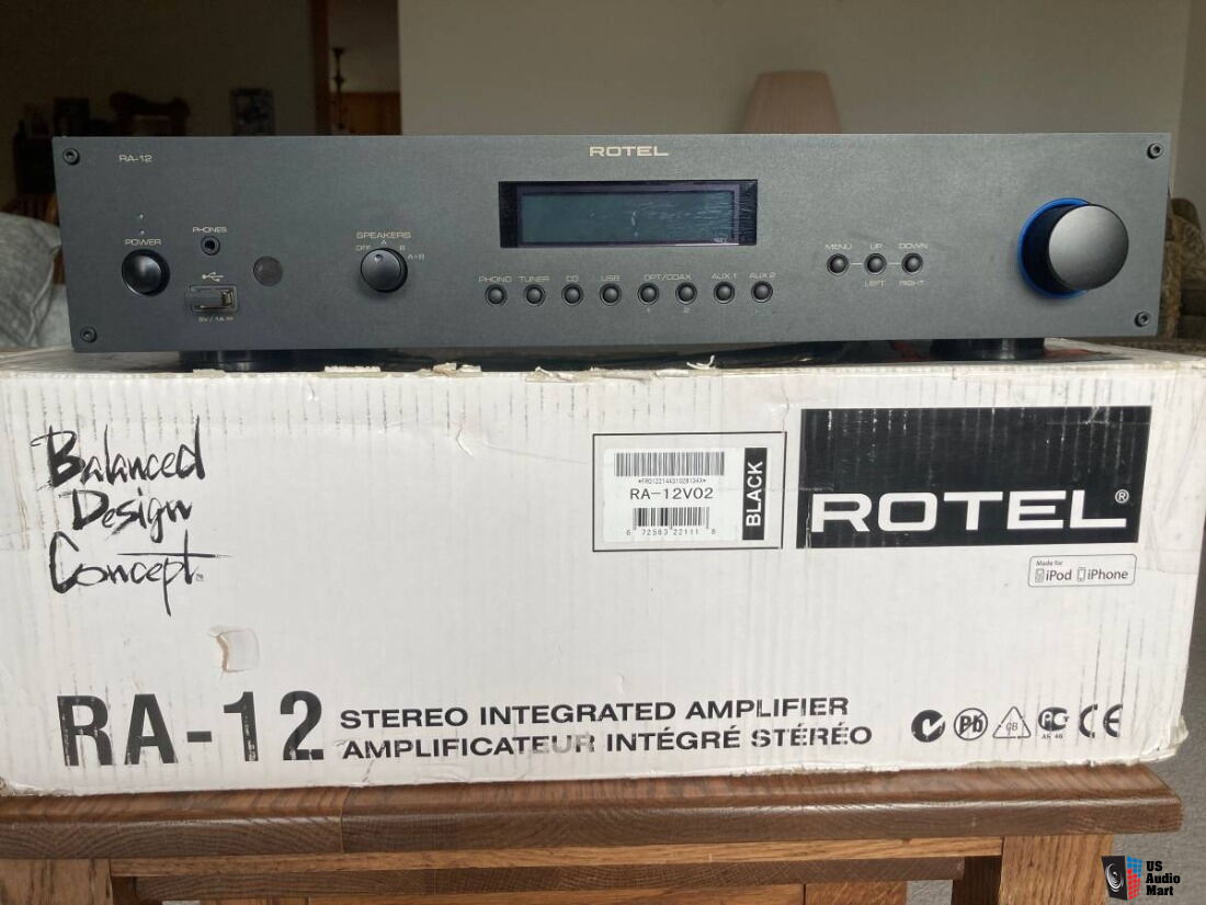 Rotel RA-12 Integrated Amp - Bluetooth, MM phono, and inbuilt DAC Photo ...