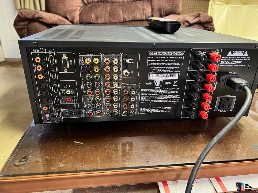 NAD T757 Home Theater Receiver Photo 4194597 US Audio Mart