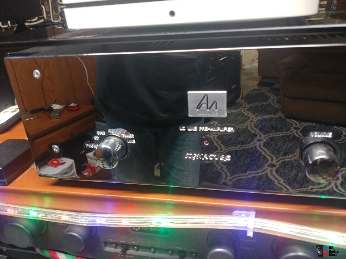 Audio Note Signature line stage W/chrome face and upgrades ONE OF A ...