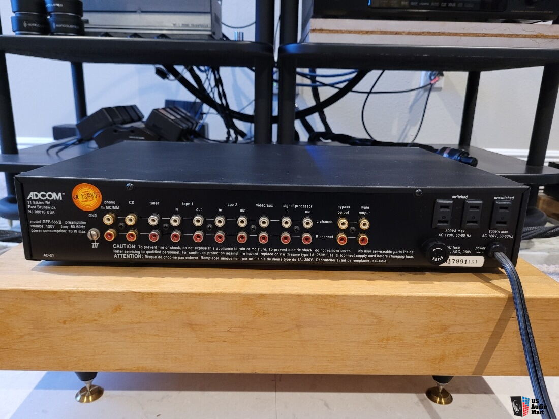 Adcom GFP-555 II Preamplifier Photo #4197788 - US Audio Mart