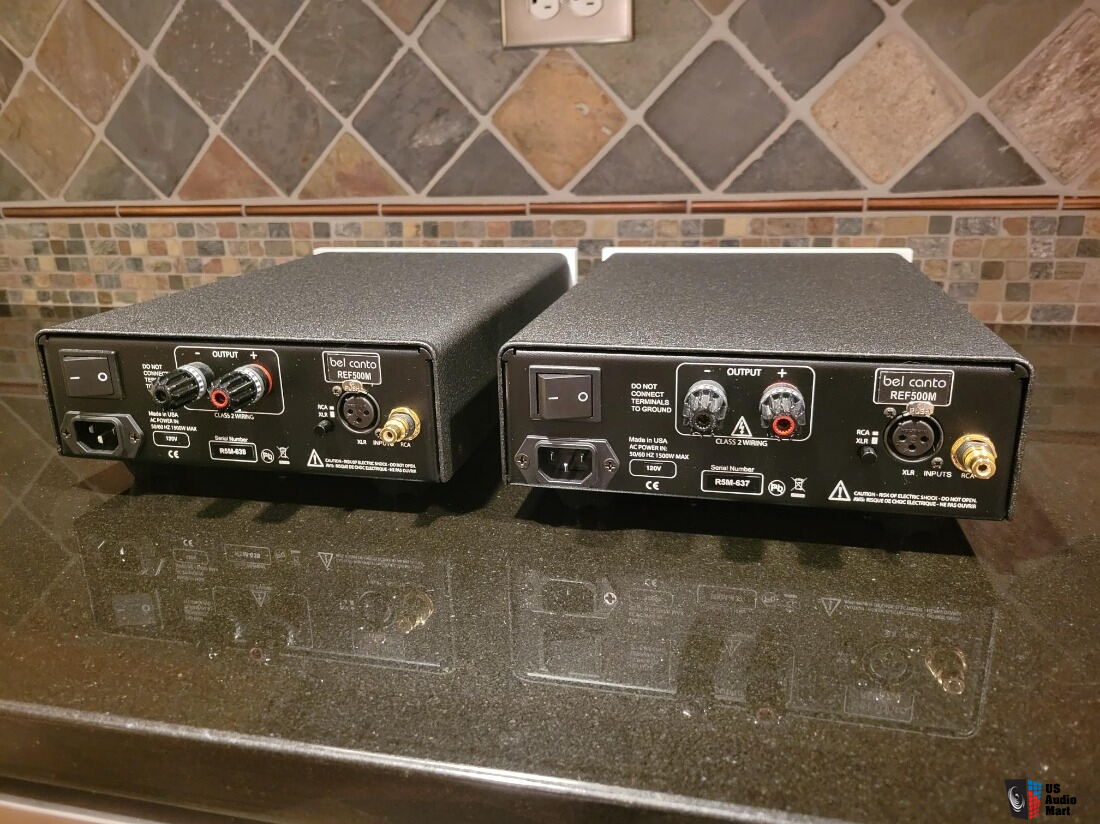 Bel Canto REF500M Pair of Monoblock Amplifiers *With newer style WBT ...