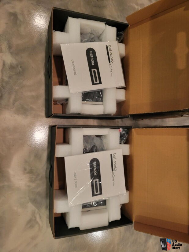 Bel Canto REF500M Pair of Monoblock Amplifiers *With newer style WBT ...