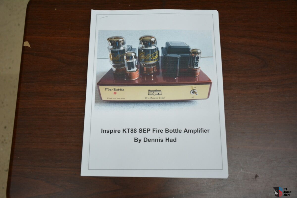 Inspire by Dennis Had KT88 SEP Fire Bottle Amplifier Photo #4200406 ...