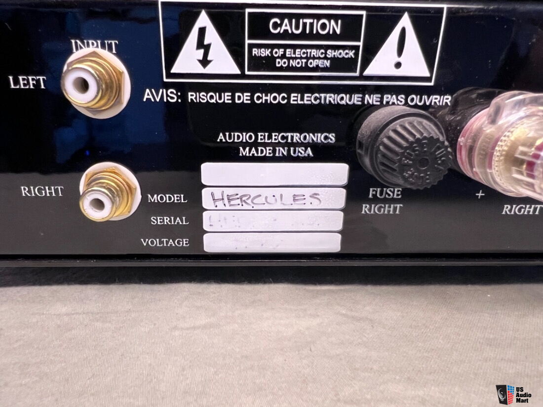 Audio Electronics Hercules Power Aamplifier, by Cary Audio, tube ...