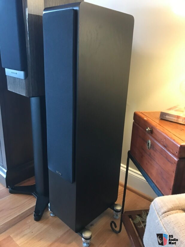 Quad S-4 Floorstanding Speakers in Black Oak Photo #4208125 - US Audio Mart