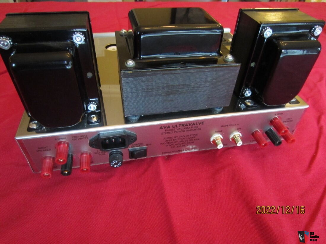 Audio by Van Alstine Ultravalve tube power amplifier in mint condition ...