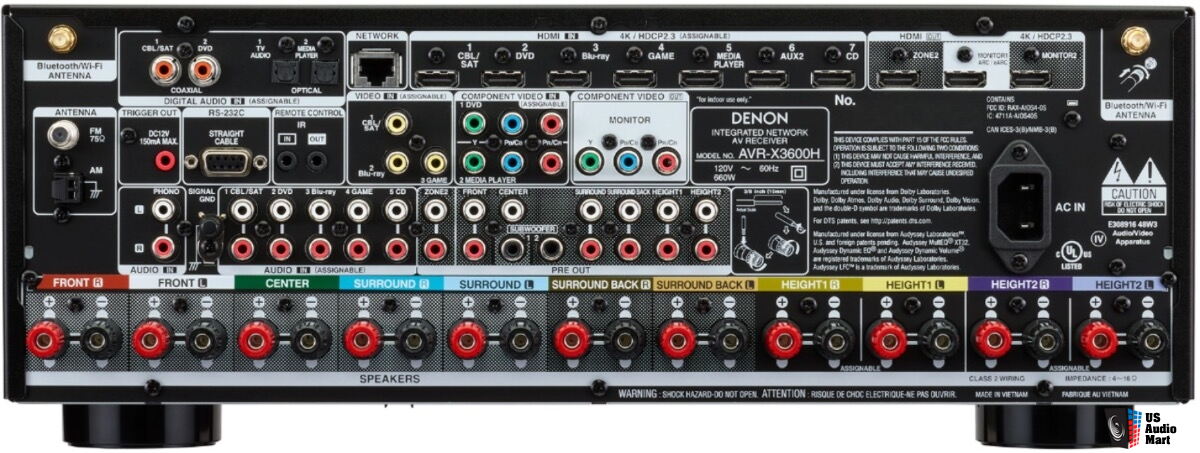 Denon AVR-X3600H Excellent Condition, 4K, 9.2-ch MultEQ XT32 Photo ...