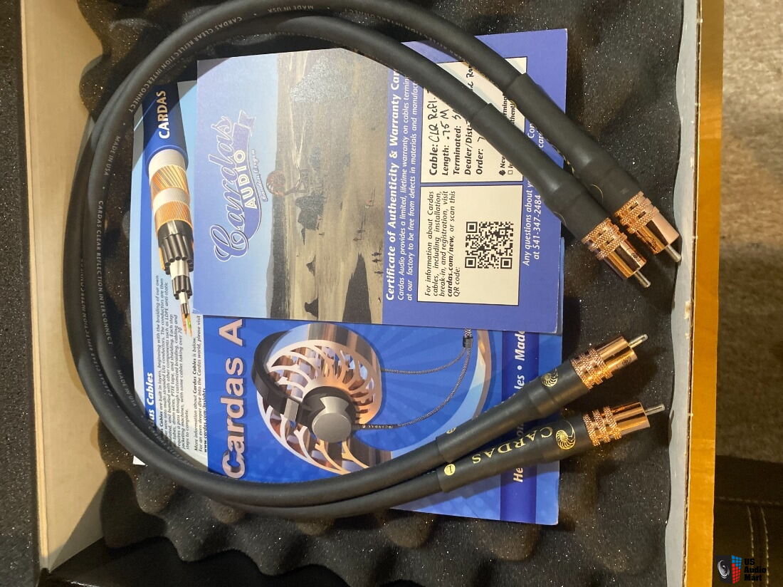 Cardas Clear Reflection .75M RCA Interconnect (pair) Photo #4209510 ...