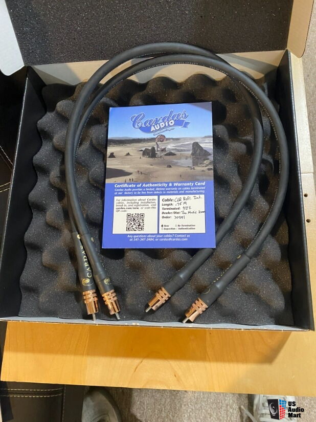 Cardas Clear Reflection .75M RCA Interconnect (pair) Photo #4209502 ...