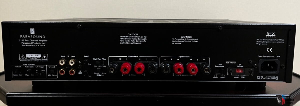 Parasound NewClassic 2125 - Two Channel Power Amplifier Photo #4210453 ...