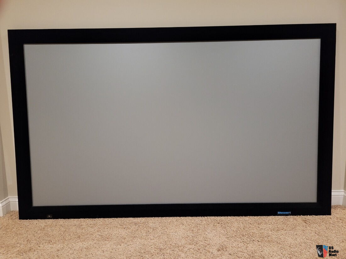 Stewart Filmscreen - 87" Firehawk Luxus Deluxe Wallscreen Photo ...