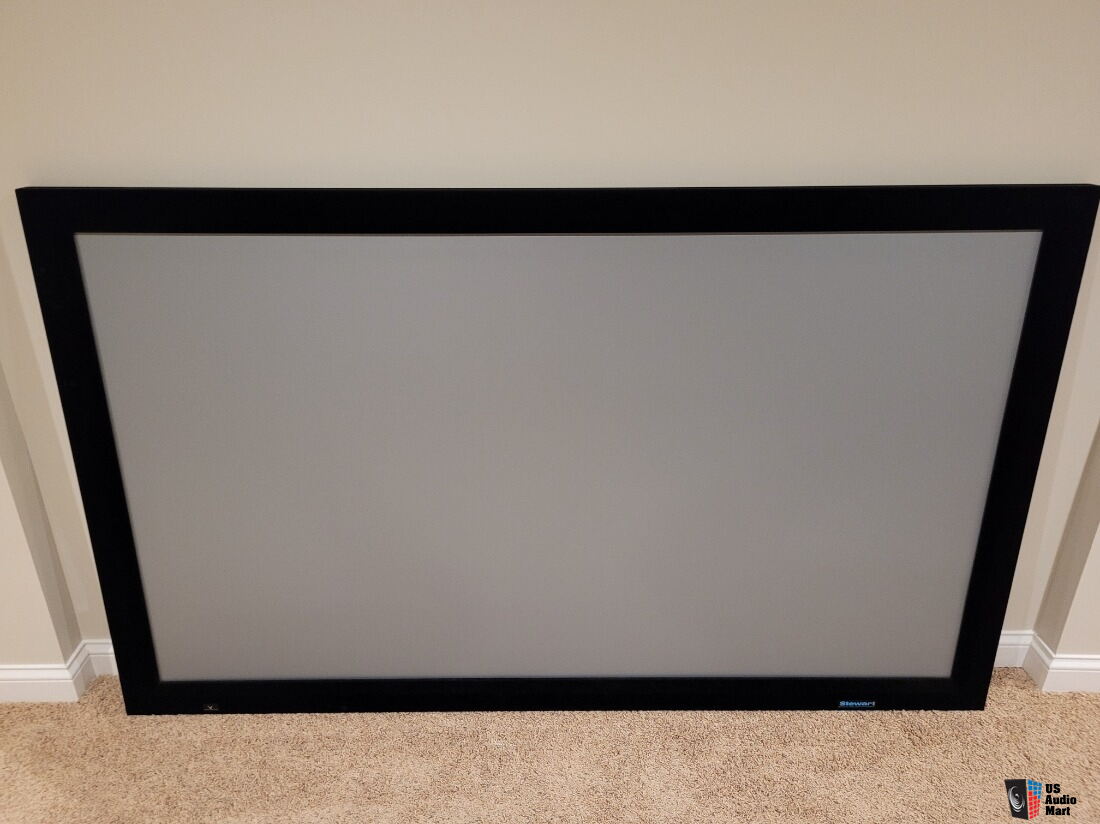 Stewart Filmscreen - 87" Firehawk Luxus Deluxe Wallscreen Photo ...