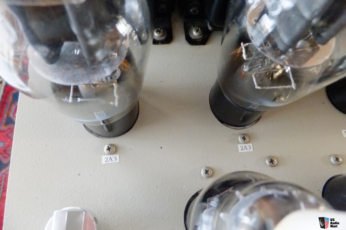 Japan built SET 2A3 tube amp,with two RCA 2a3 triodes& more extra tubes ...