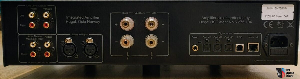 Hegel H160 Integrated Amplifier/DAC/Streamer Photo #4214976 - US Audio Mart