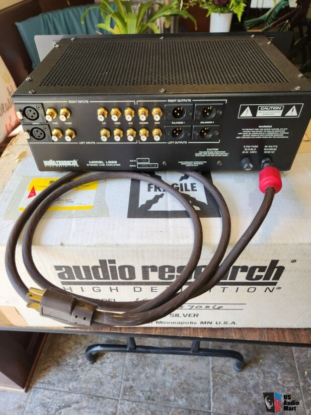 Audio Research LS2B Balanced Tube Preamp Black Original Box & Manual ...