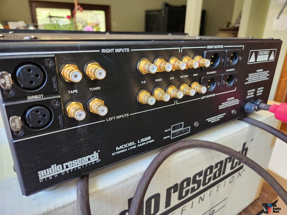 Audio Research LS2B Balanced Tube Preamp Black Original Box & Manual ...
