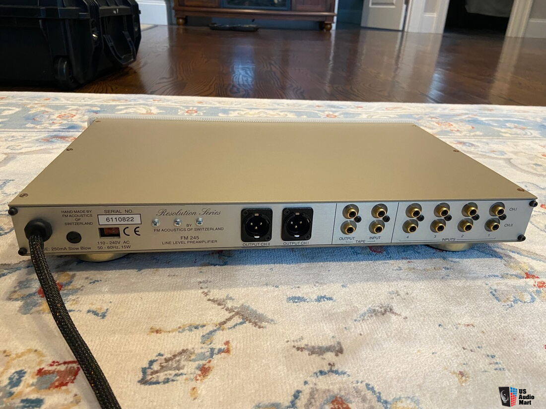 Mint condition FM Acoustics 245 Pre amp Photo #4219968 - US Audio Mart