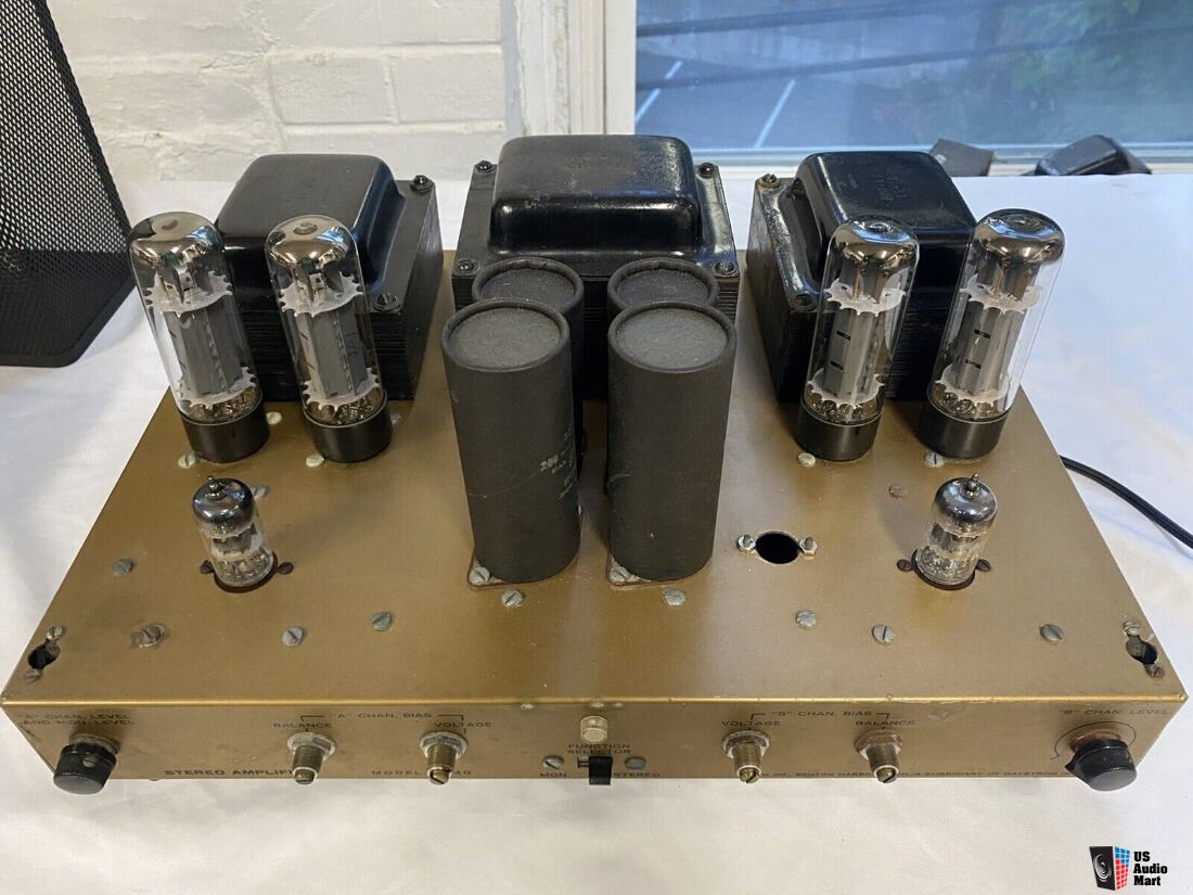 Heathkit AA-40 Stereo Tube Amplifier Excellent Photo #4222426 - US ...
