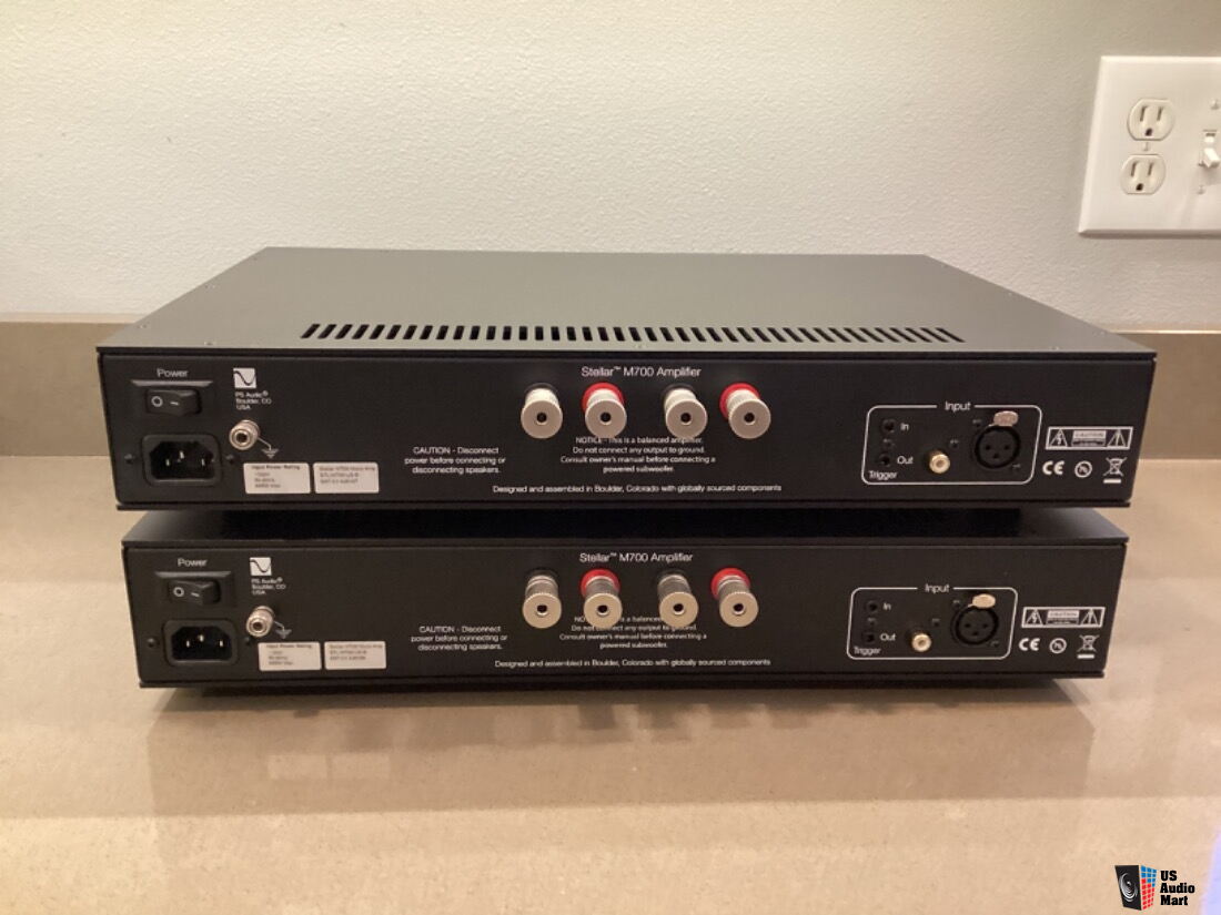 PS Audio Stellar M700 mono block amplifiers (pair) Photo #4222460 - US ...