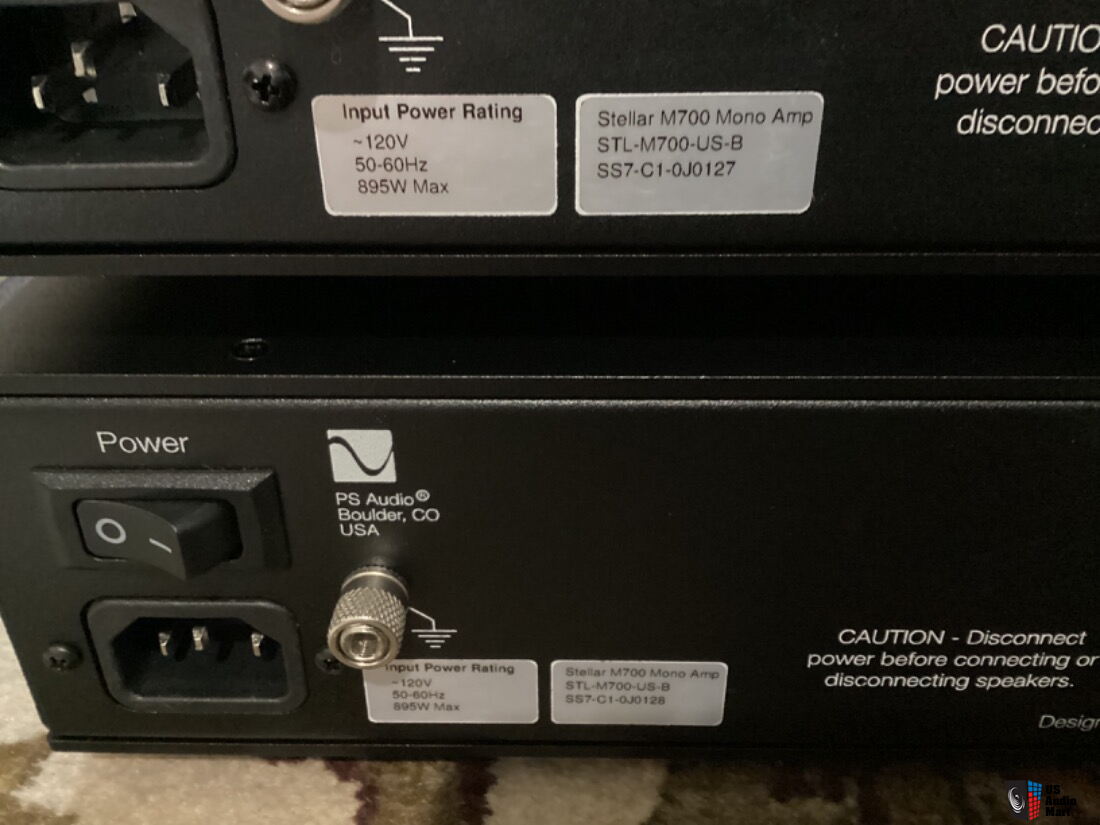 PS Audio Stellar M700 mono block amplifiers (pair) Photo #4222460 - US ...