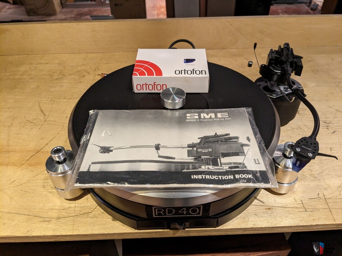 Vintage Ariston RD40 Turntable w/ SME Series III Tonearm & New Ortofon ...